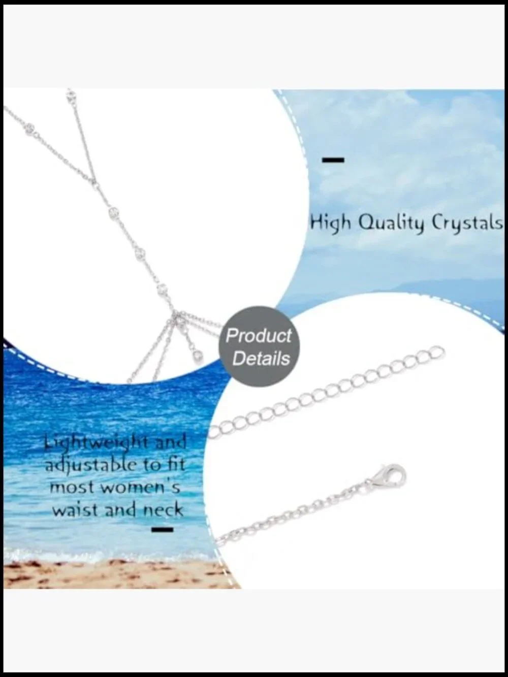 Other | Rhinestone Bra Chain Crystal Body Chain Jewelry Sexy Versatile ...